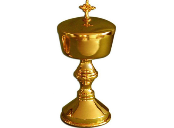Copón litúrgico liso - Copón para Iglesia - Copón parroquial - Brabander.es