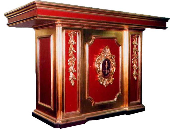 Mesa de altar de madera - Mesas de madera para Iglesia - Brabander.es