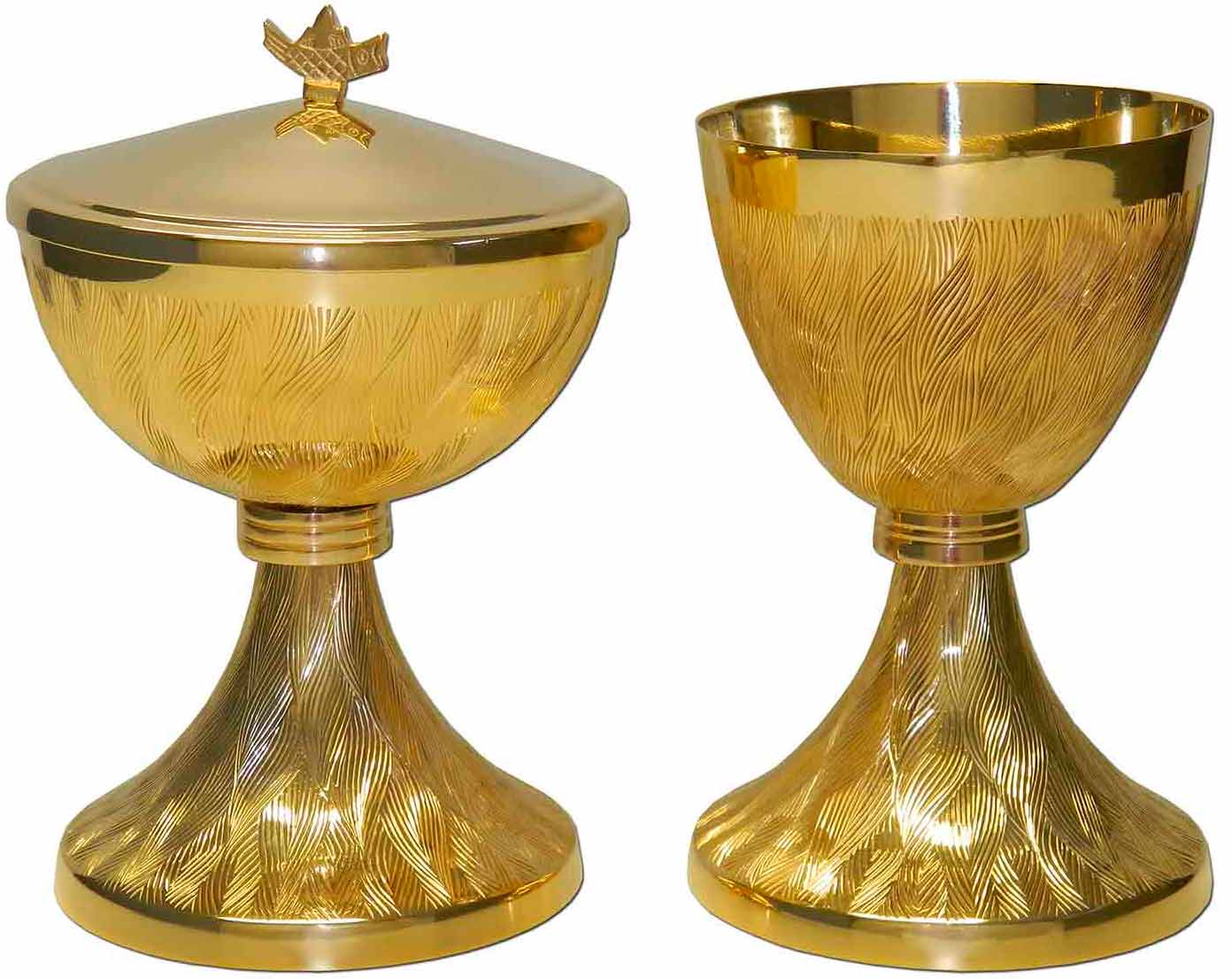 Copón litúrgico barato - Copón de metal dorado - Copón barato